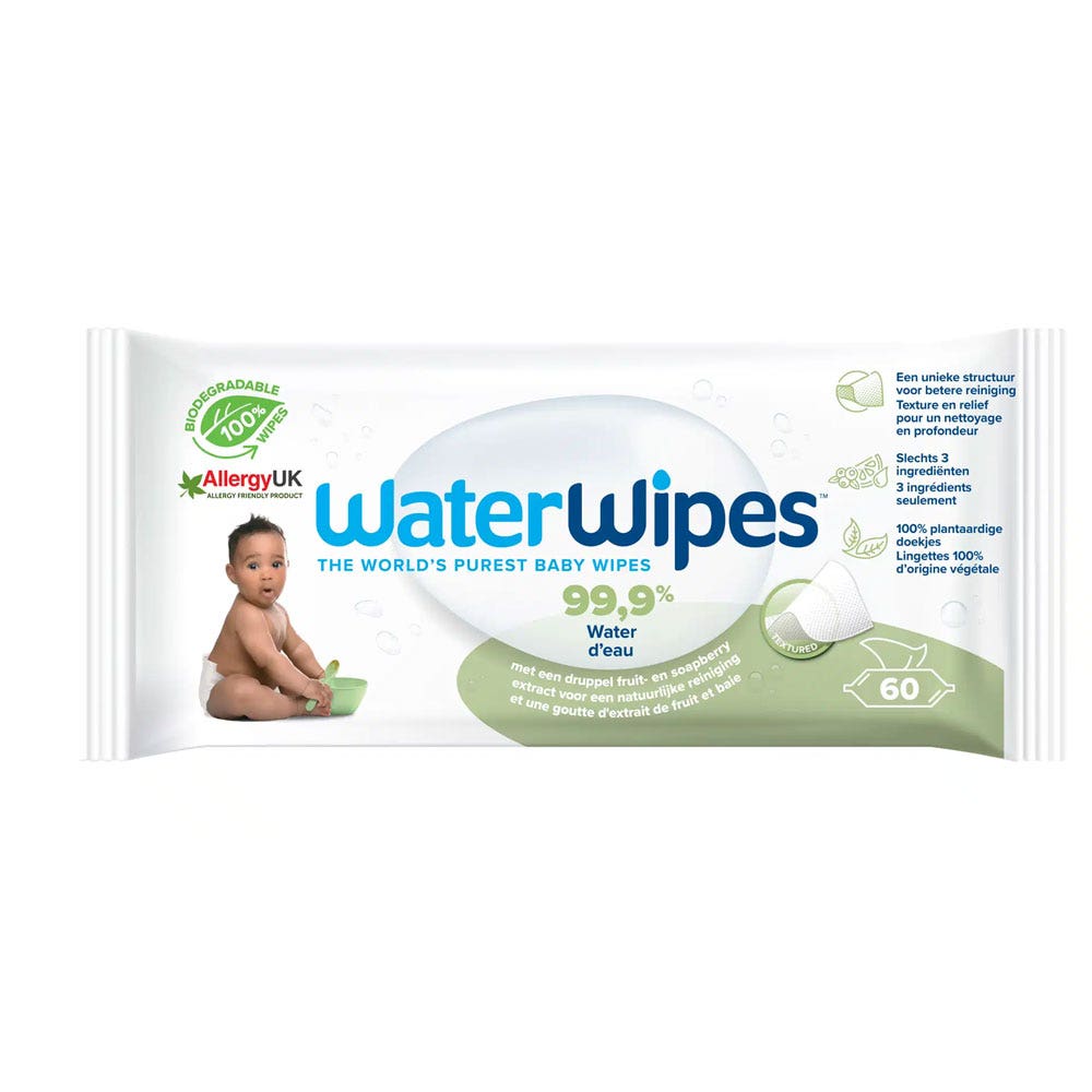 Waterwipes Textured Baby Wipes x60 - Easypara