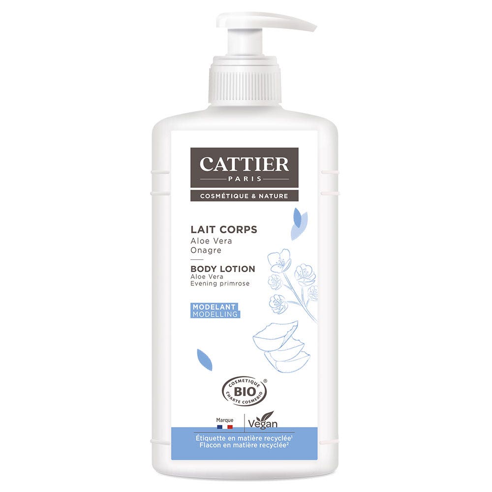 Cattier Organic Evening Primrose Aloe Vera Body Lotion 500ml - Easypara