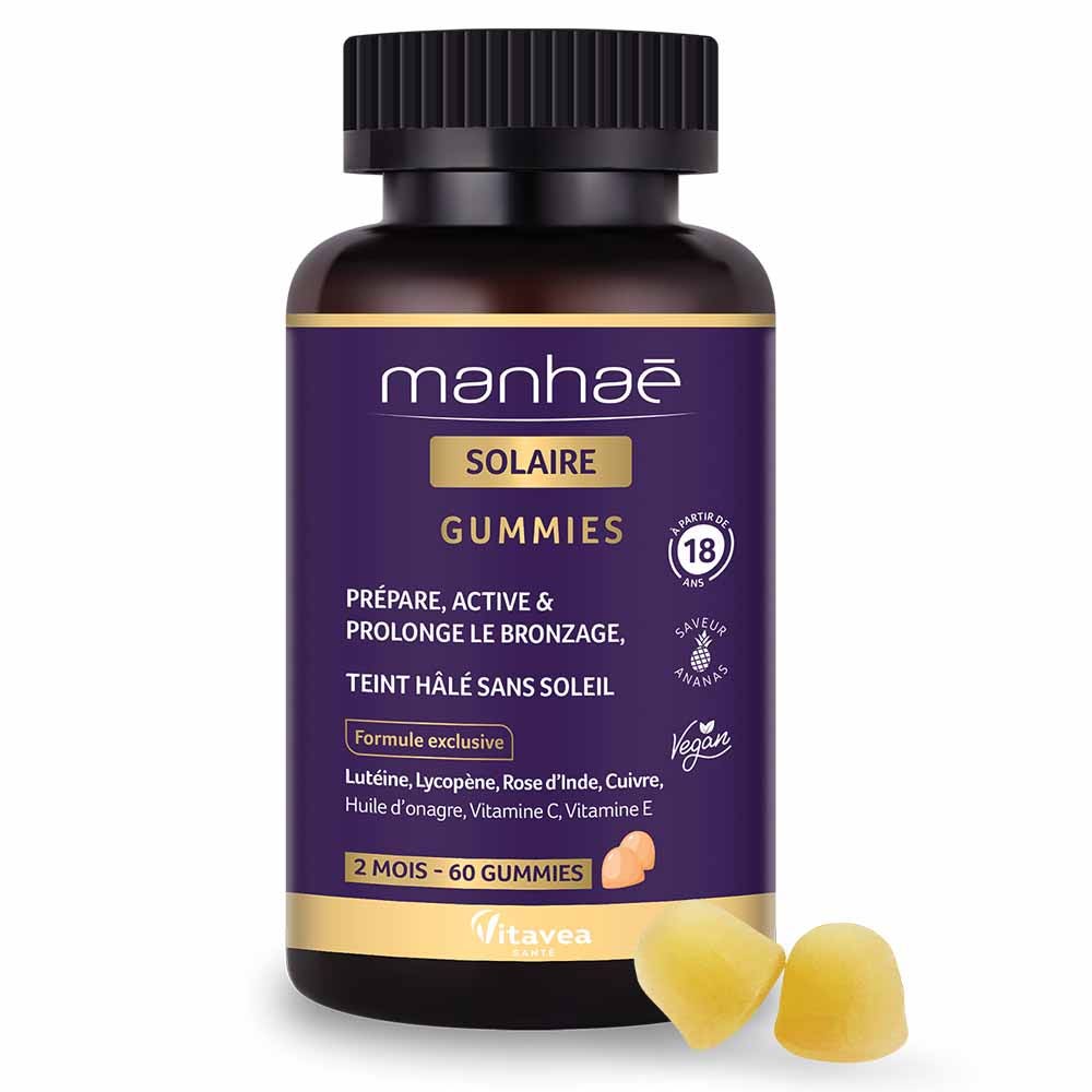 Manhaé Self-tanner 60 Gummies - Easypara