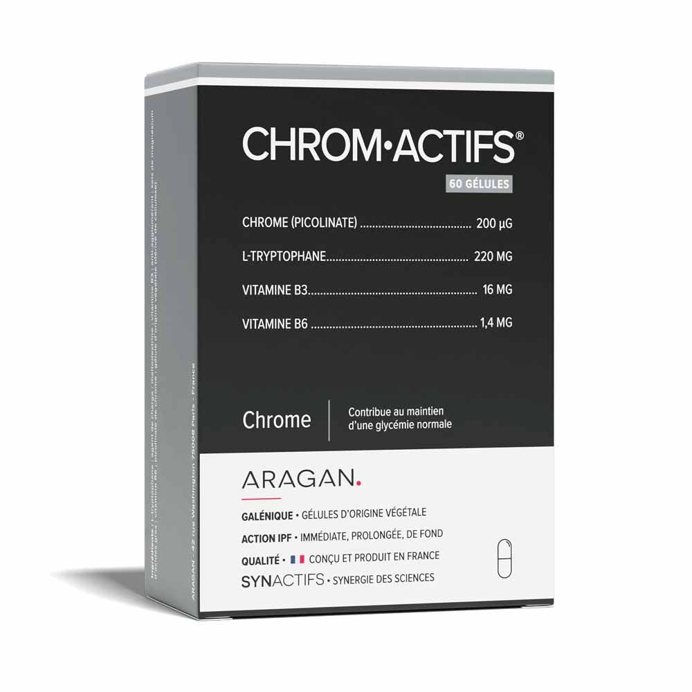 Aragan Synactifs ChromActifs 60 capsules - Easypara
