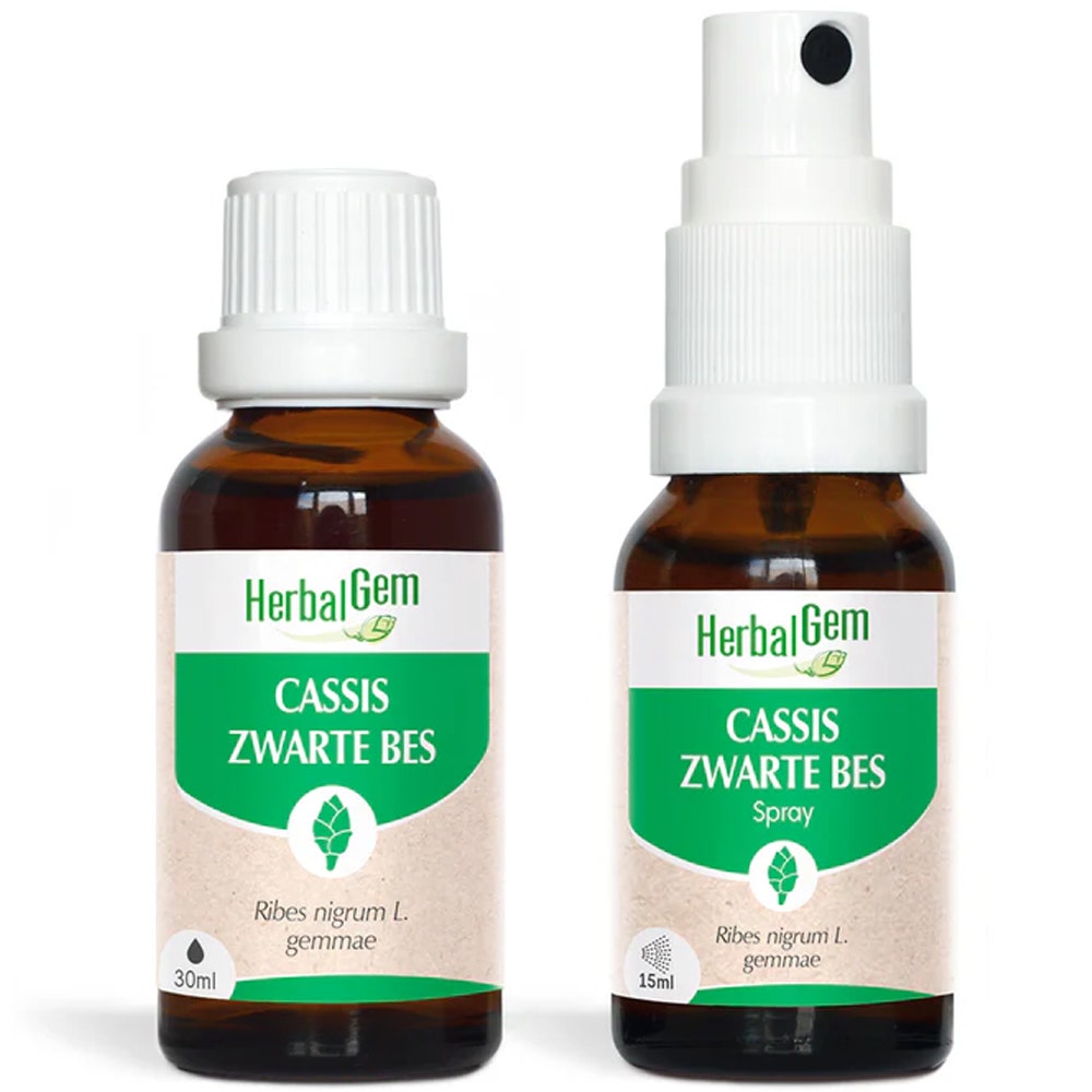 Herbalgem Tree Buds Cassis Solution Buvable 30ml + Spray 15ml Bio ...