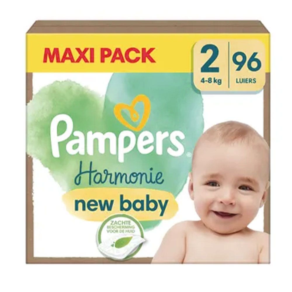 Pampers Harmonie Nappies Size 2 4 to 8kg x96 - Easypara