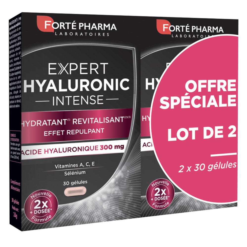 Forté Pharma Beauty Expert Hyalutonic Intense 2x30 capsules - Easypara