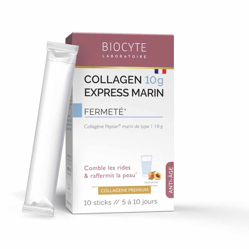 Biocyte Anti-ageing Collagen Express Peach Flavor 10 Sticks - Easypara