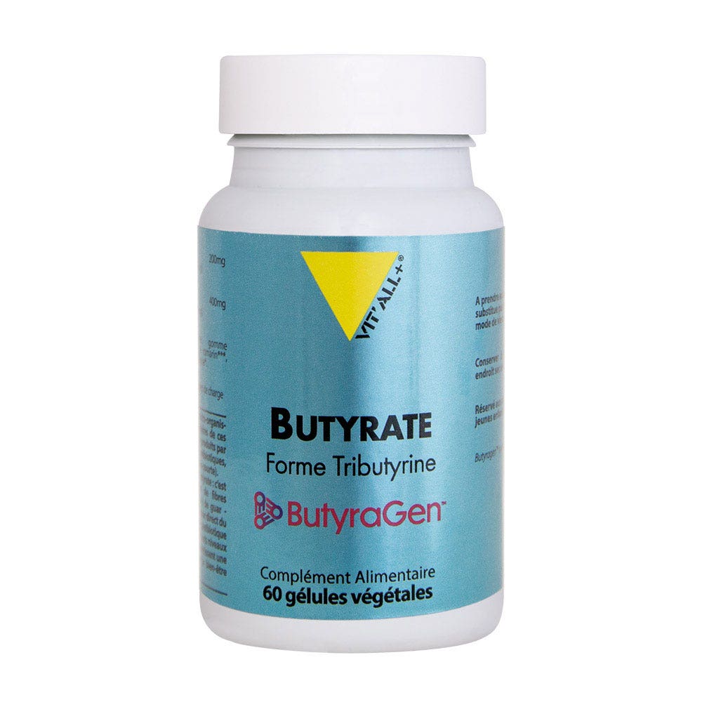 Vit'All+ Butyrate Tributyrin form 60 capsules - Easypara