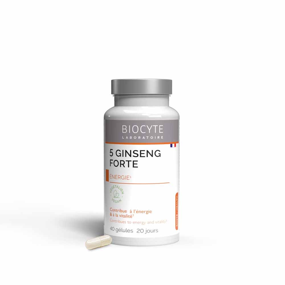 Biocyte Health 5 Ginseng Forte 40 Gelules - Easypara