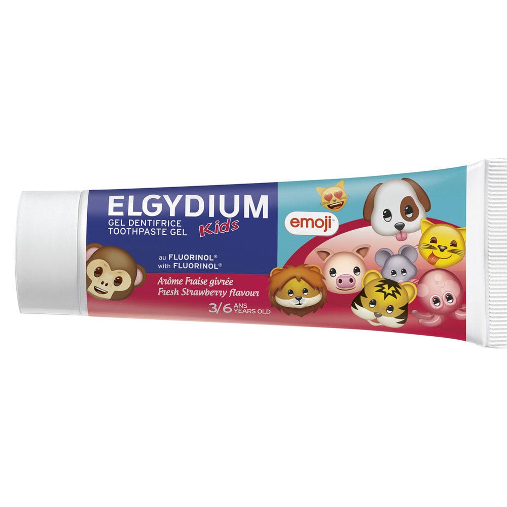 Elgydium Kids Toothpaste Ice Age Collection Strawberry Flavour 2-6 ...