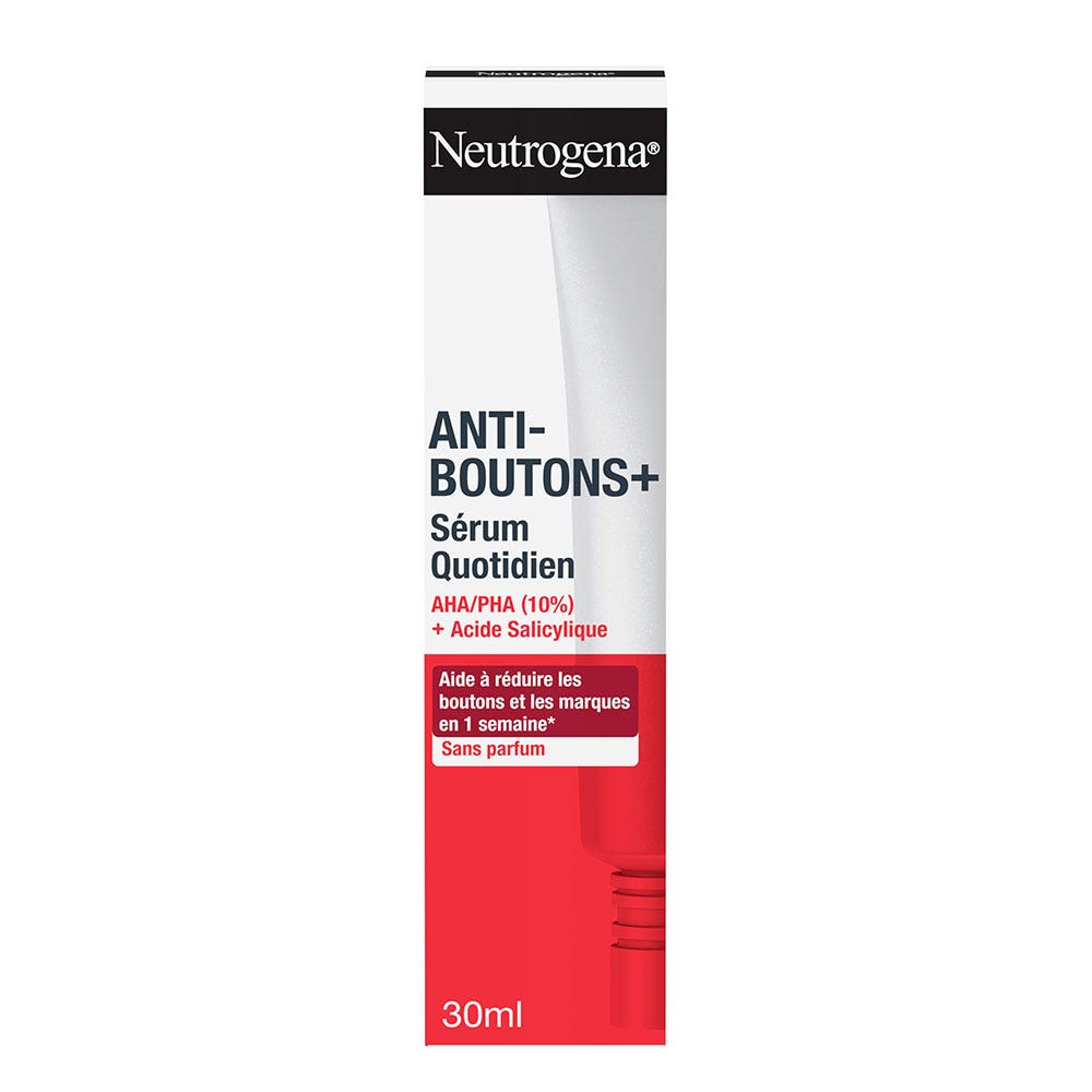 Neutrogena Anti-Bouton + AHA/PHA and Salicylic Acid Daily use serum ...