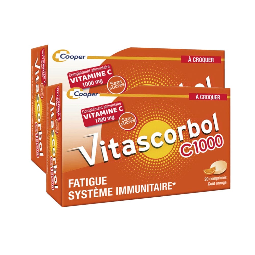 Vitascorbol Vitamins C1000 2x20 effervescent - Easypara