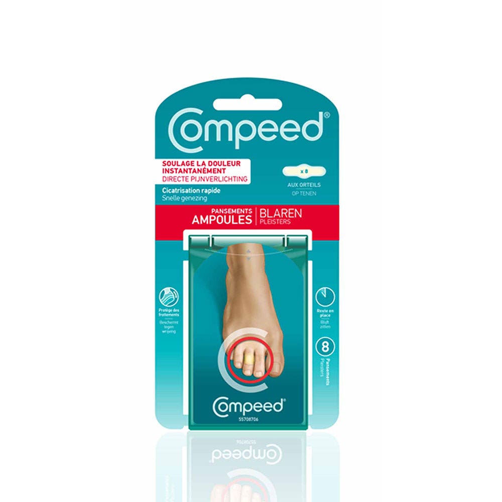 Compeed Toe Blisters X 8 Plasters - Easypara