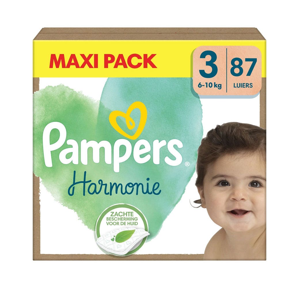 Pampers Harmonie Nappies Size 3 6 to 10kg x87