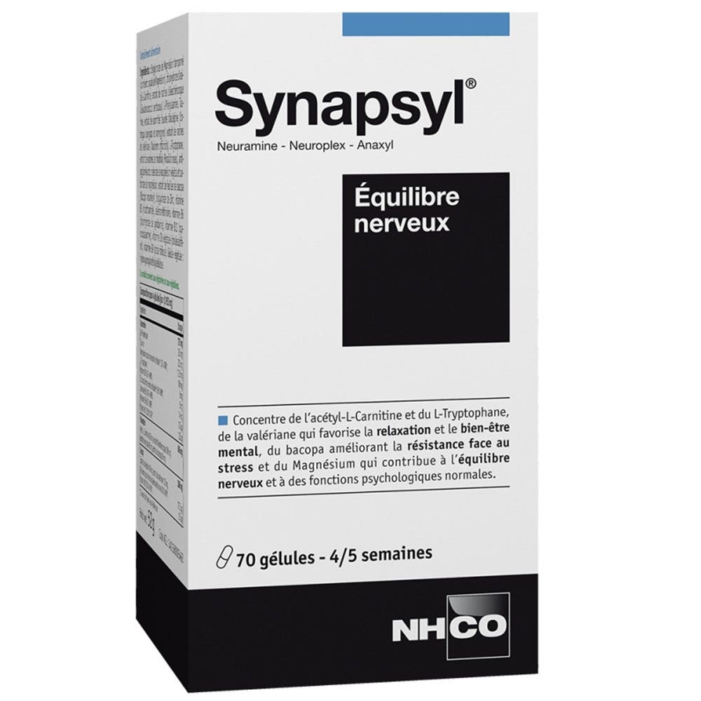 Nhco Nutrition Synapsyl 70 capsules - Easypara