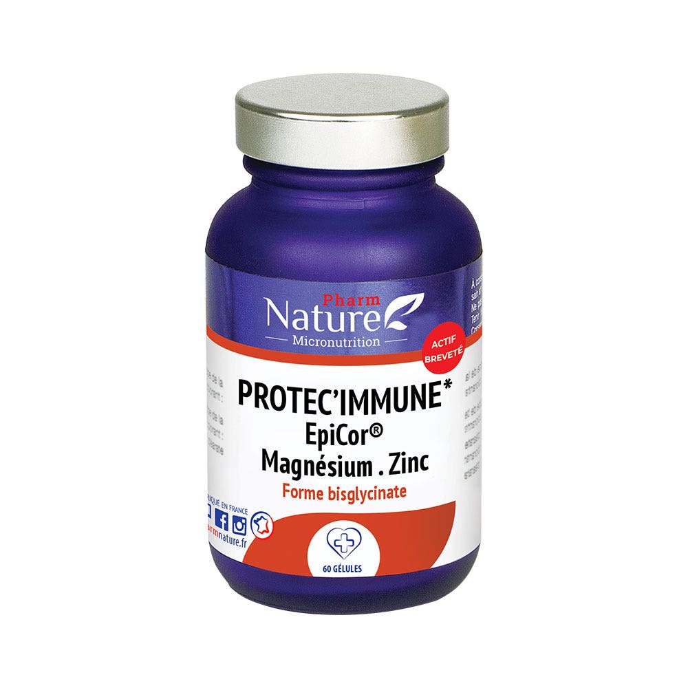 Pharm Nature Micronutrition Protect'Immune 60 capsules - Easypara