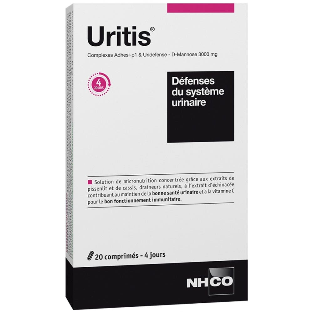 Nhco Nutrition Uritis Défenses du système urinaire 20 Tablets - Easypara