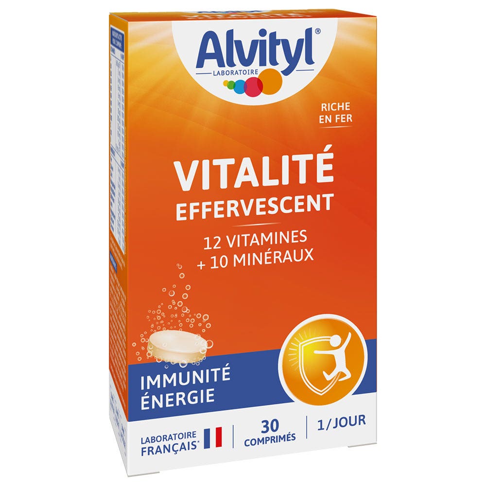 Alvityl Vitality Immunité Energie 30 Effervescent Tablets - Easypara