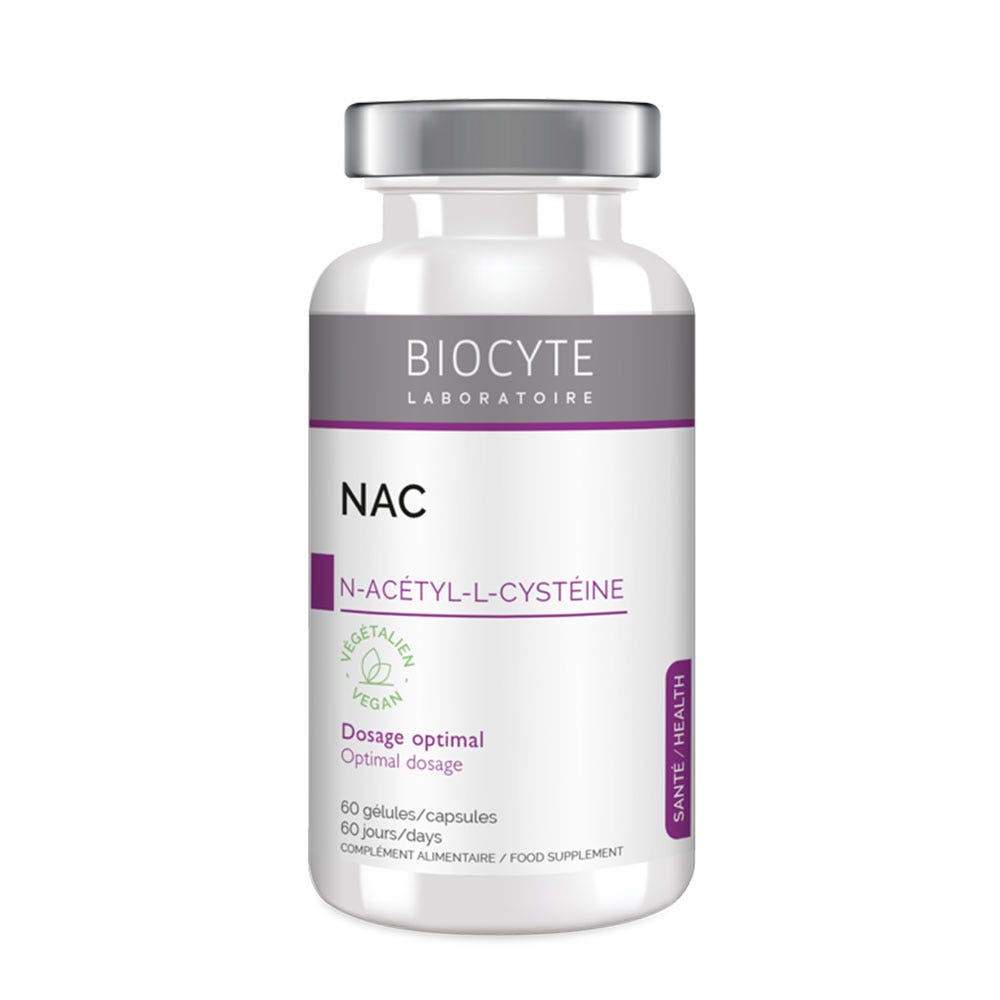 Biocyte Health Nac 590mg 60 capsules - Easypara