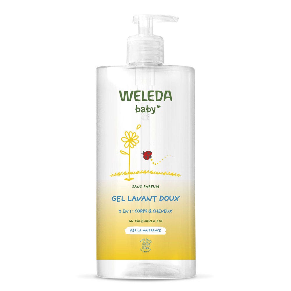 Weleda Babies & Children Gentle Cleansing Gel 2 in 1 Body & Hair 750ml ...