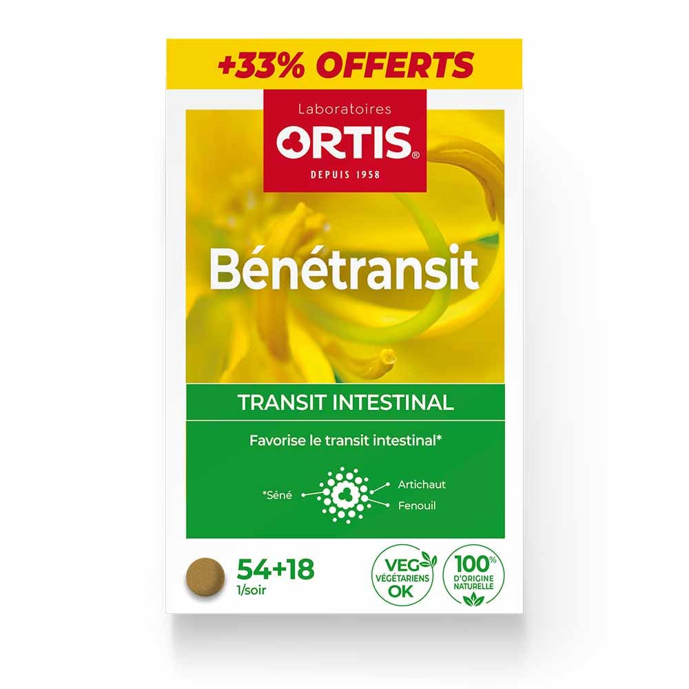 Ortis Benetransit Intestinal Comfort 54+18 tablets - Easypara
