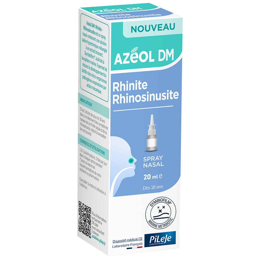 Pileje Azéol DM Rhinitis Rhinosinusitis Spray Nasal 20ml - Easypara