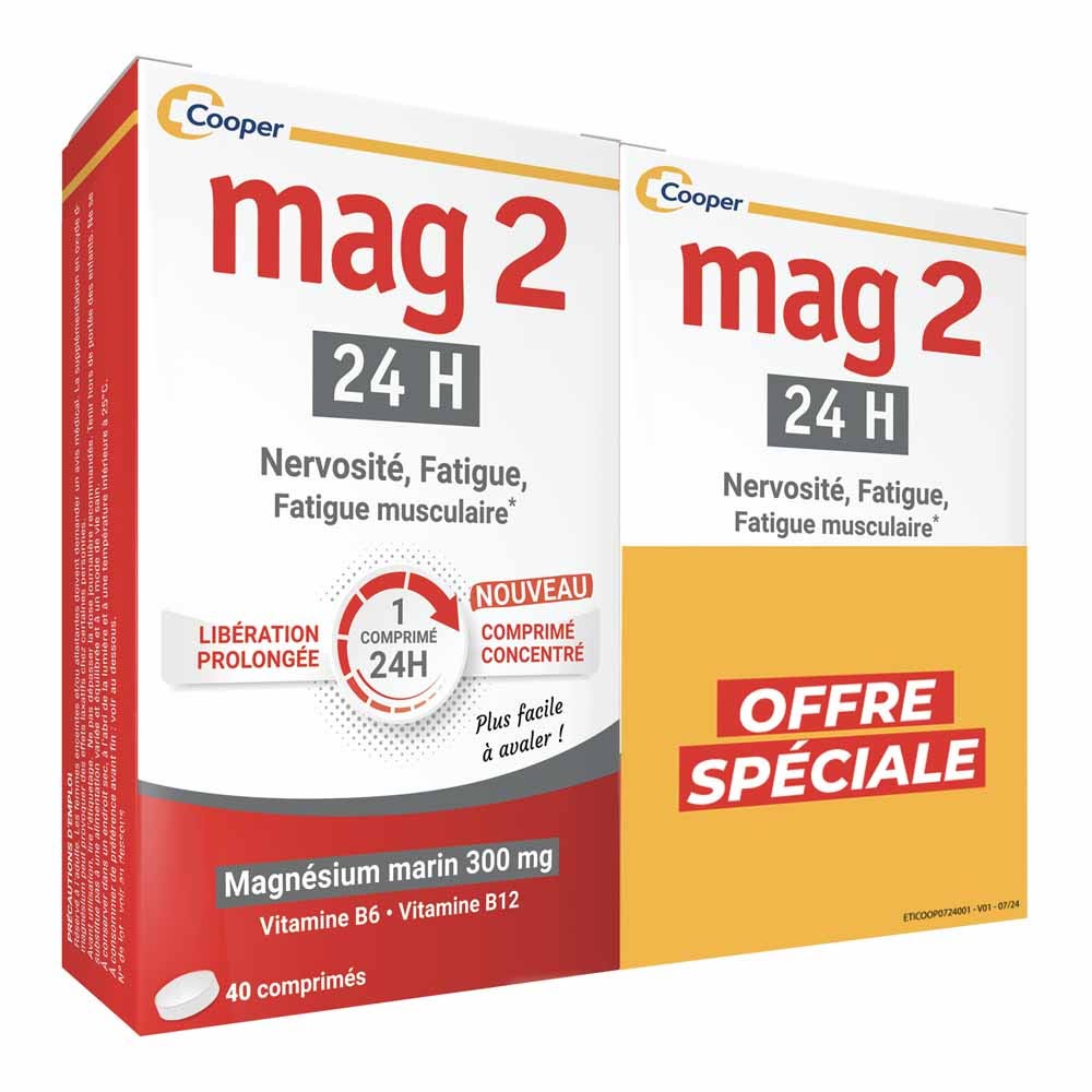 Mag 2 24h Marine Magnesium 2x40 Tablets - Easypara