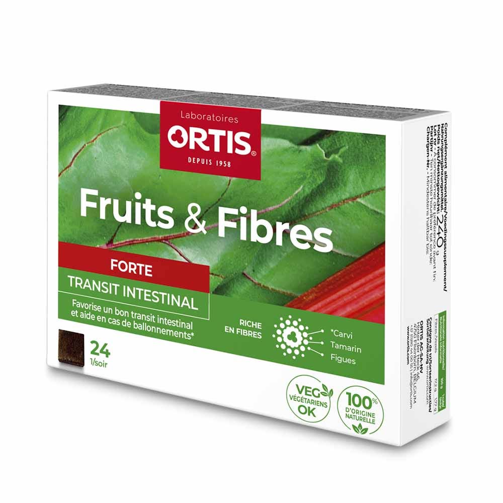 Ortis Fruit & Fibre Forte 24 cubes - Easypara