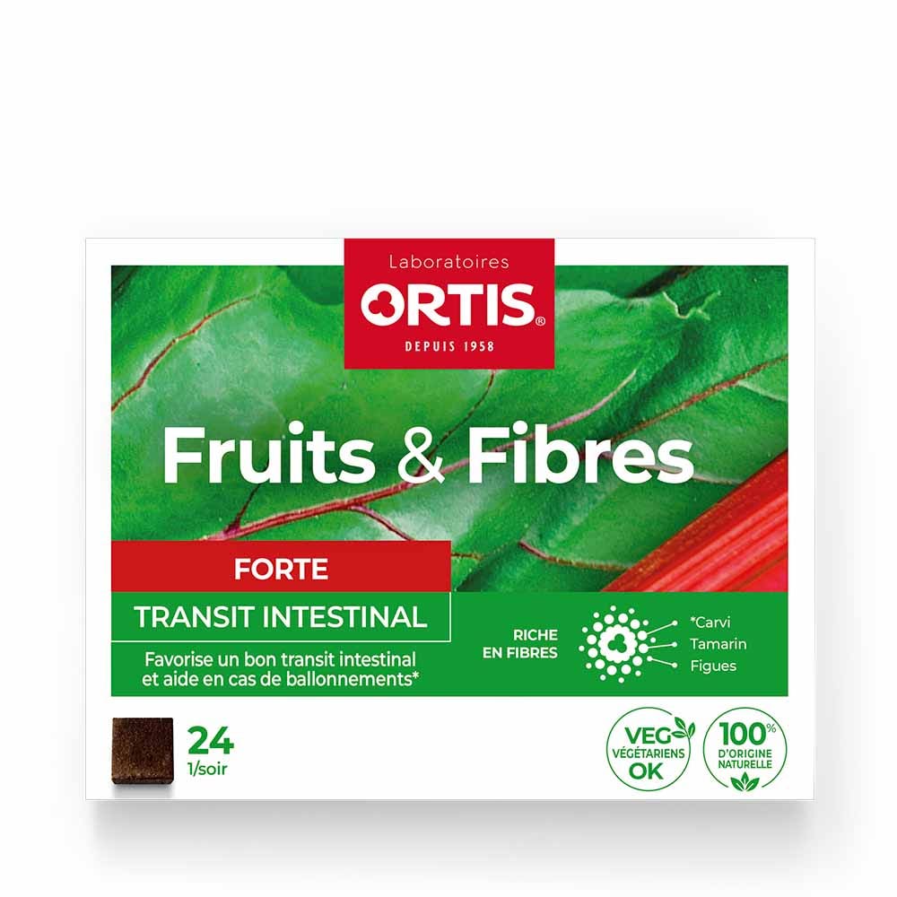 Ortis Fruit & Fibre Forte 24 cubes - Easypara