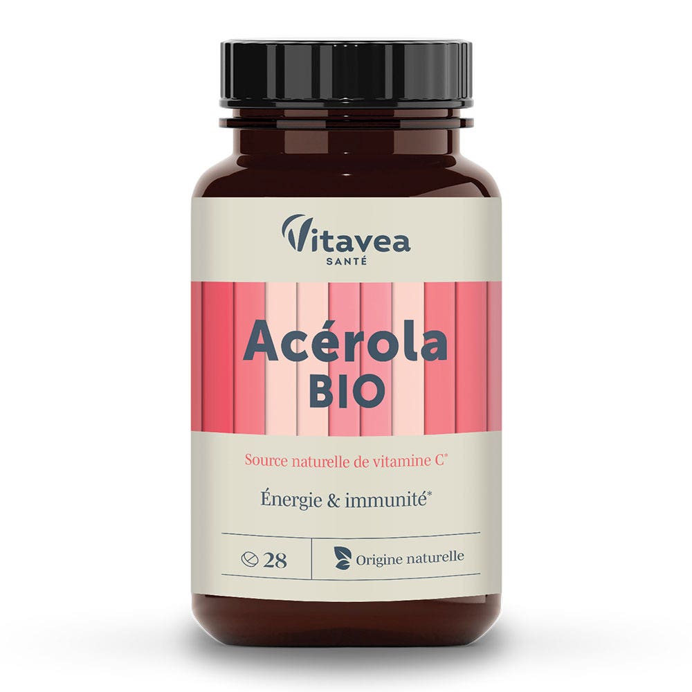 Vitavea Santé Nutri'sentiels Acerola Bio Energy & Immunity 28 tablets ...