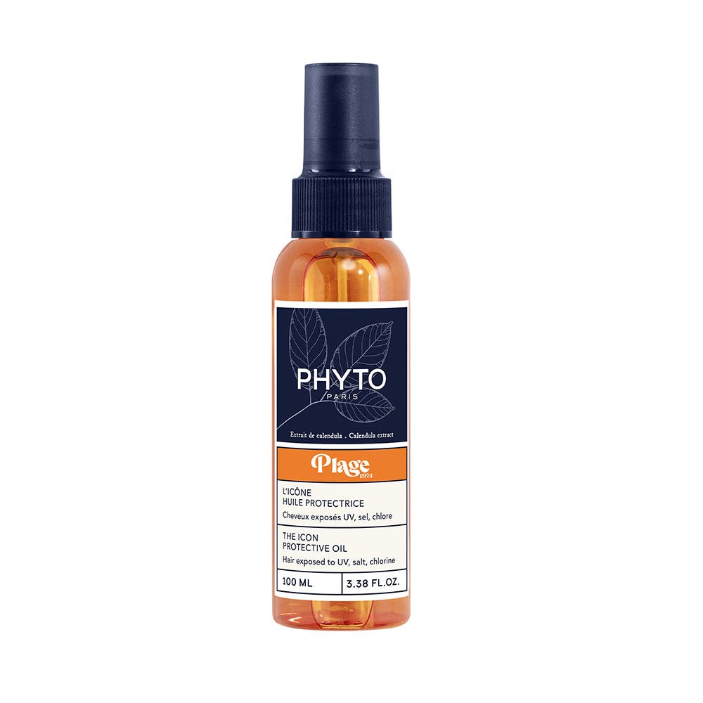 Phyto Beach The Protective Oil icon Hair exposed to UV Salt and ...