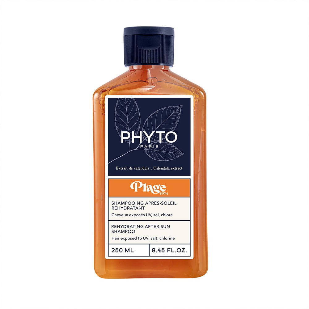 Phyto Beach Rehydrating After-Sun Shampoo Hair exposed to UV Salt and ...
