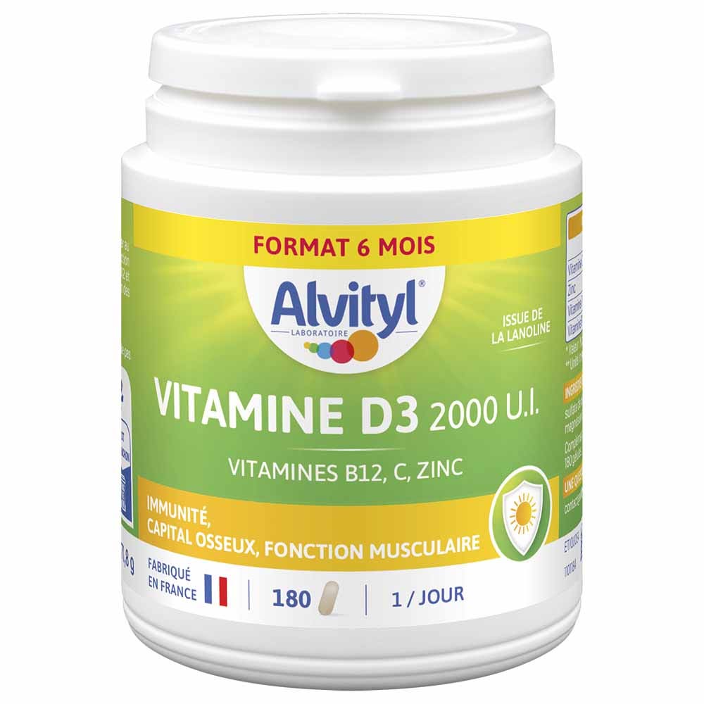 Alvityl Vitamin D3 2000 U.I 180 tablets - Easypara