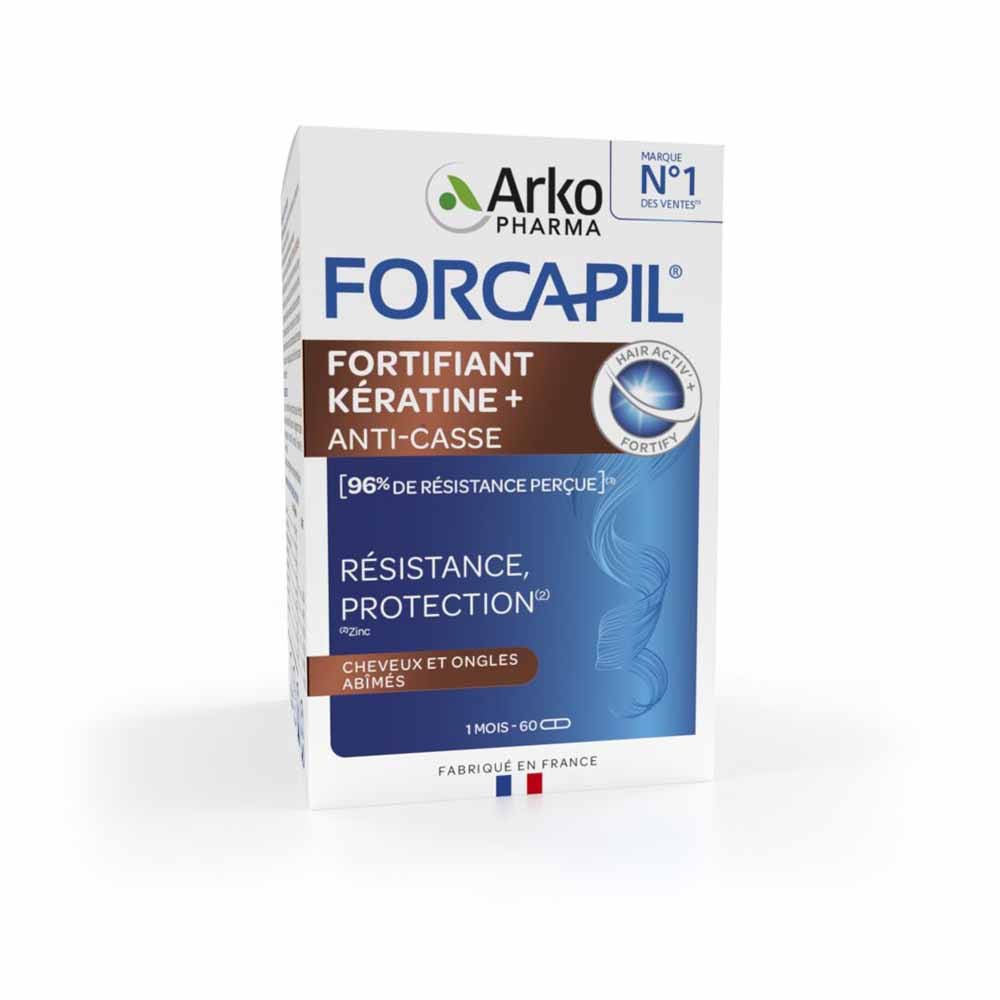 Arkopharma Forcapil Keratin Fortifier + Anti-Cracking Cheveux et Ongles ...