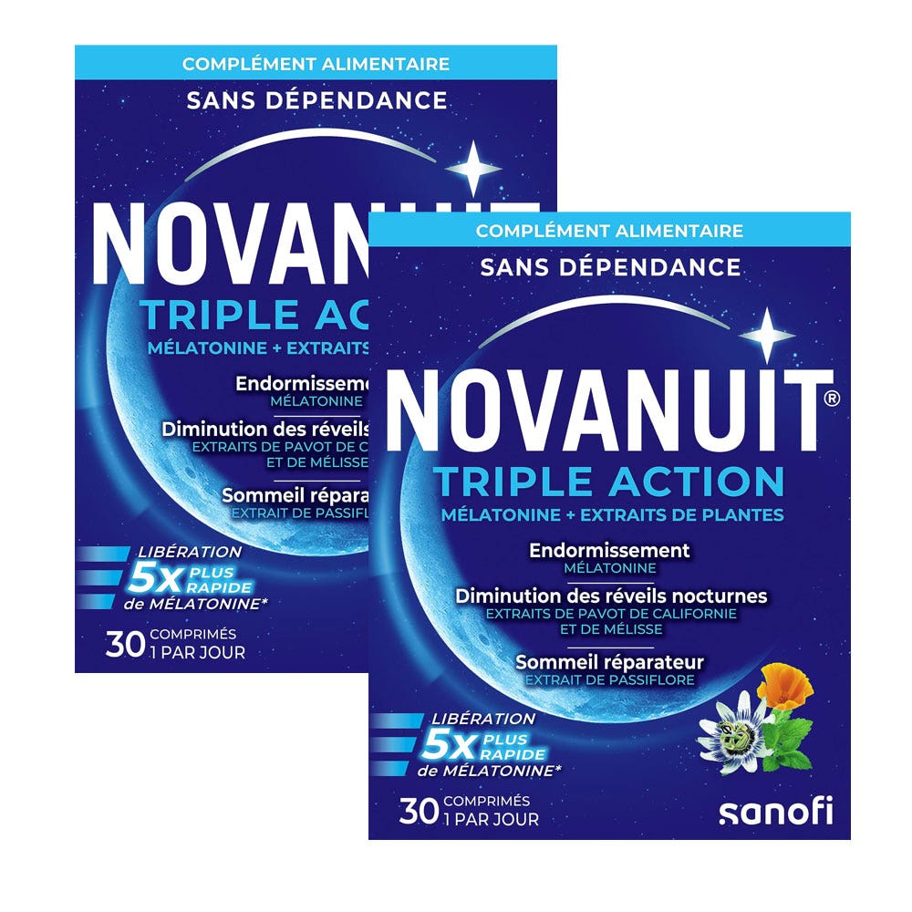 Novanuit Triple Action 2x30 capsules - Easypara