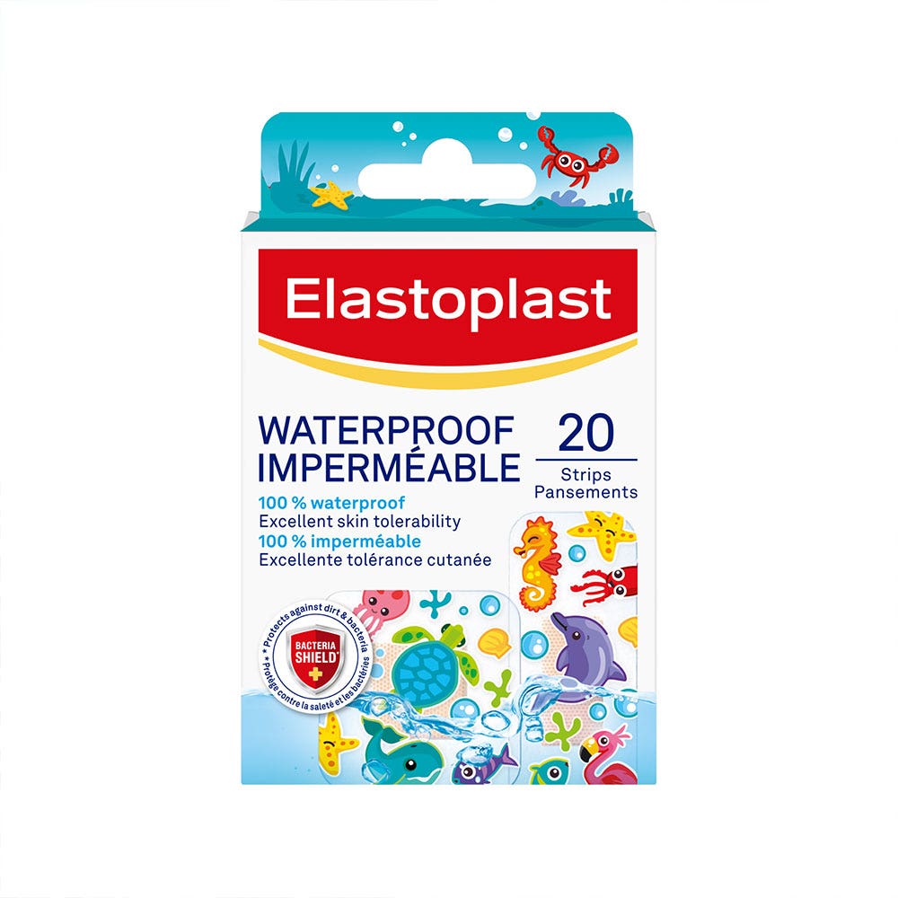 Elastoplast Plasters Waterproof Children Waterproof 20 Plasters - Easypara