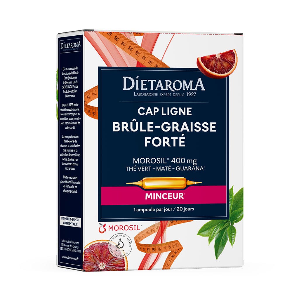 Dietaroma Capligne Fat Burner Forté 20 Ampulas - Easypara
