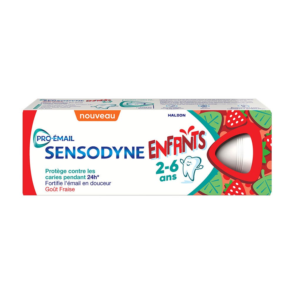 Sensodyne Pro-Email Toothpaste Children 6-12 years Strawberry 50ml ...