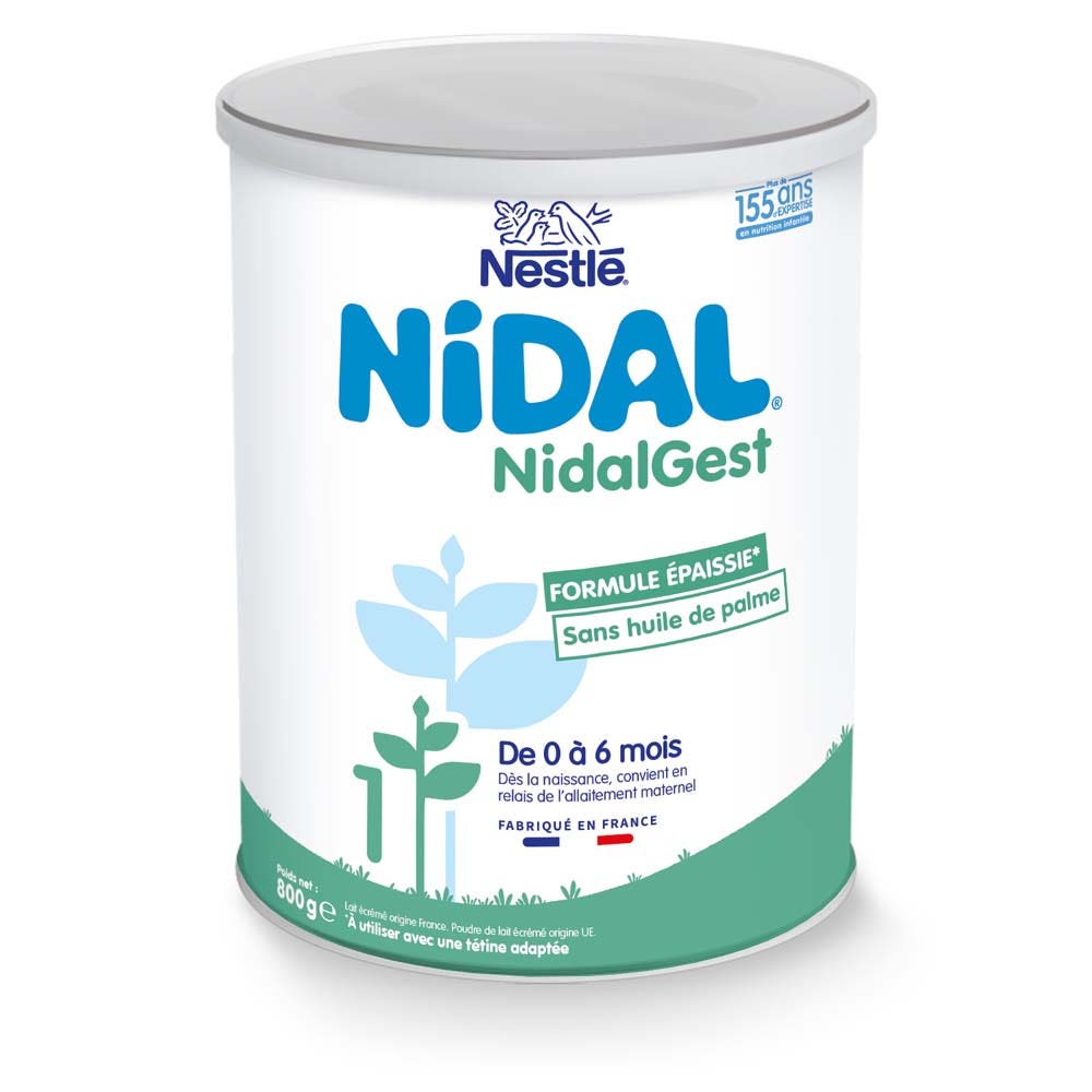 Nestlé Nidal Gest 1 Milk Powder Thickened Formula 0-6 Months 800g - Easypara