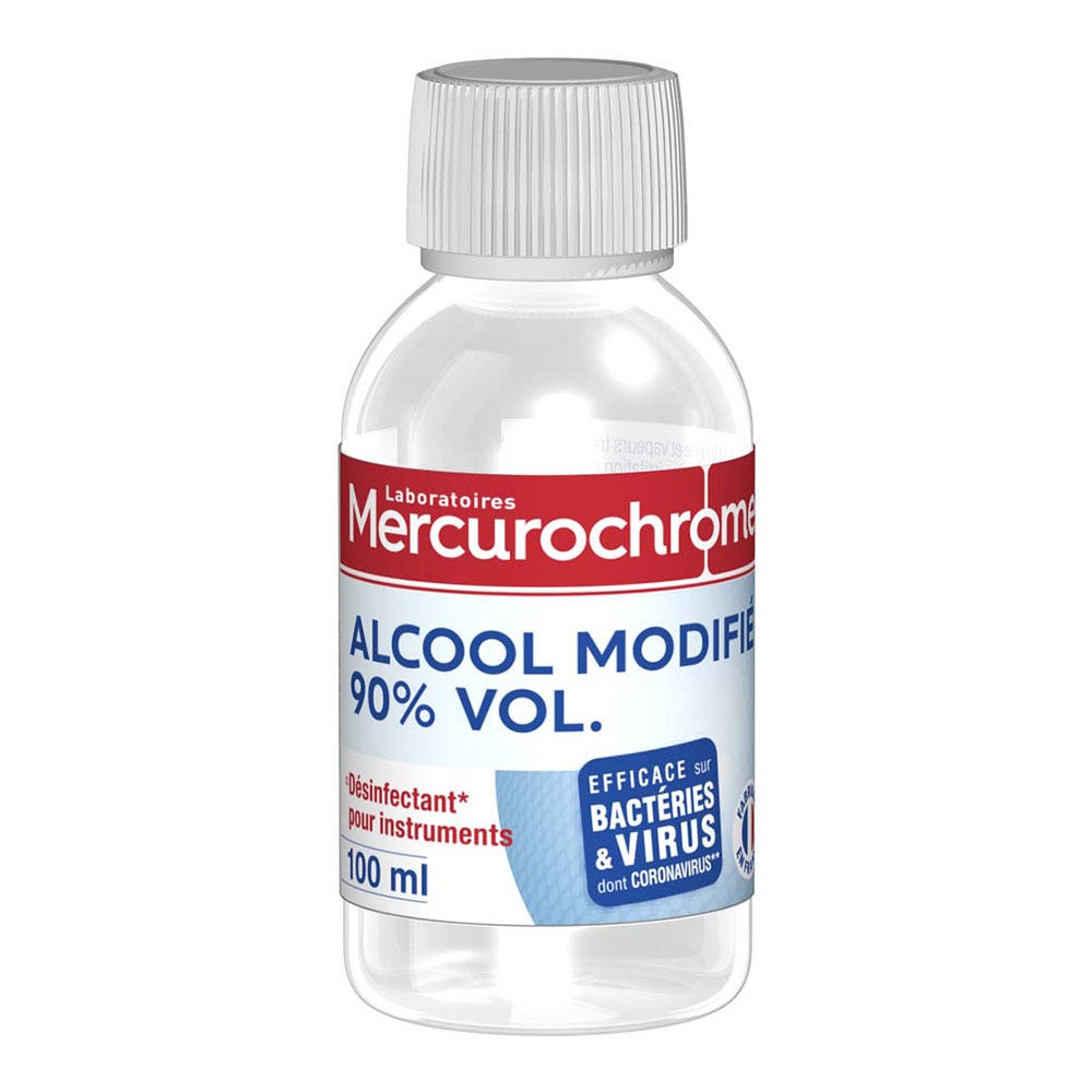 Mercurochrome Modified 90° Alcohol 100ml - Easypara