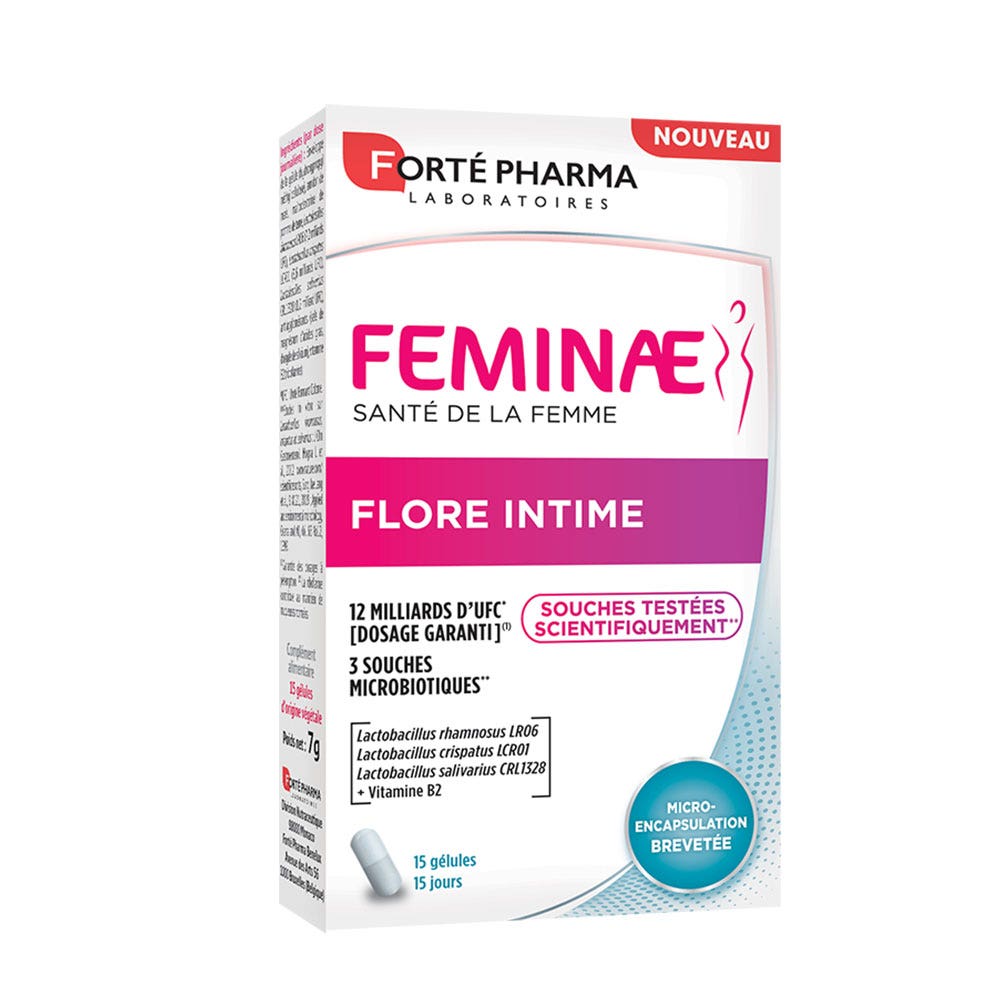 Forté Pharma Feminae Intima Flora 15 capsules - Easypara