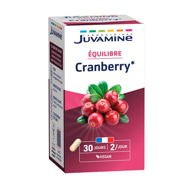 Juvamine Cranberry Concentrated Formula 60 Gelules - Easypara