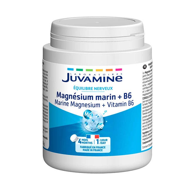 Juvamine Marine Magnesium Vitamin B6 120 Tablets - Easypara