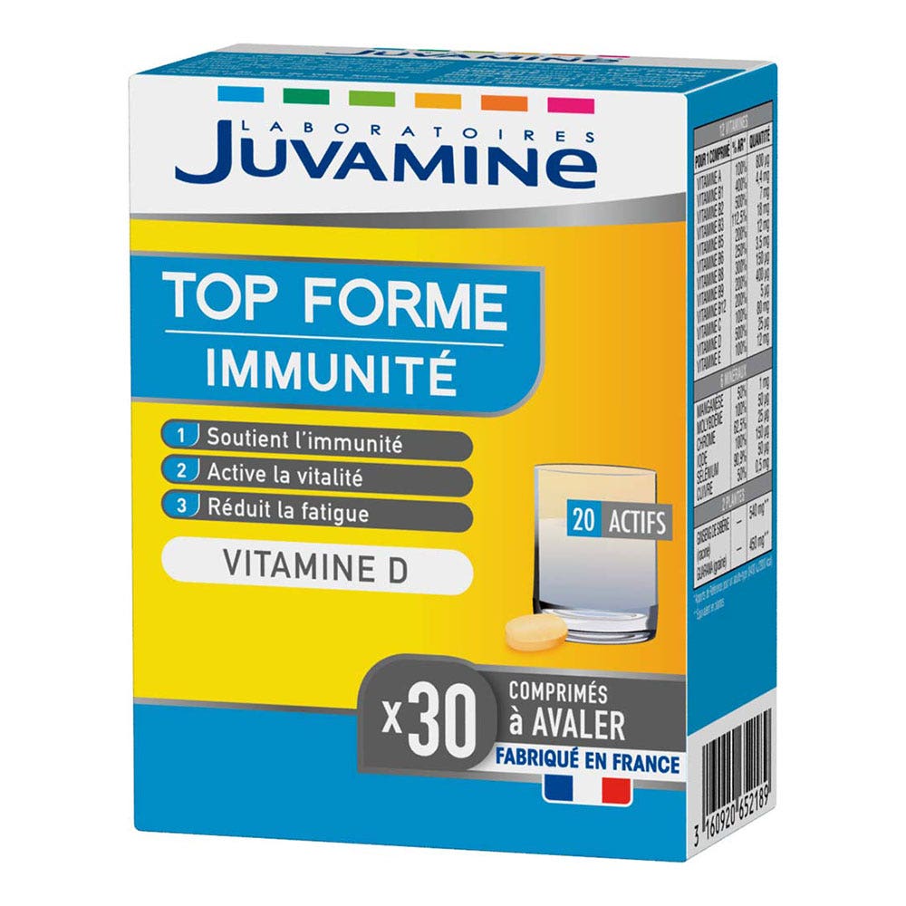 Juvamine Top Form Immunity 30 Swallowable Tablets - Easypara