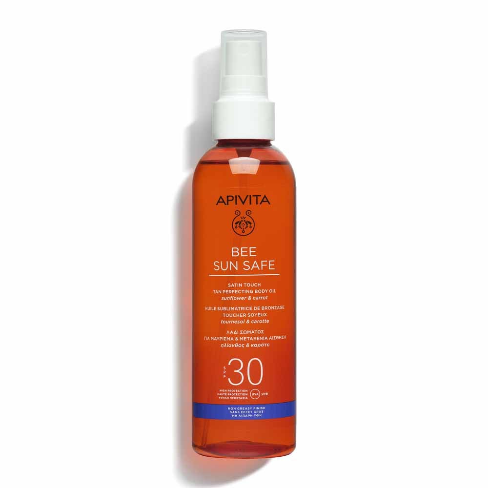 Apivita Bee Sun Safe Tanning Enhancing Oil SPF30 200ml - Easypara