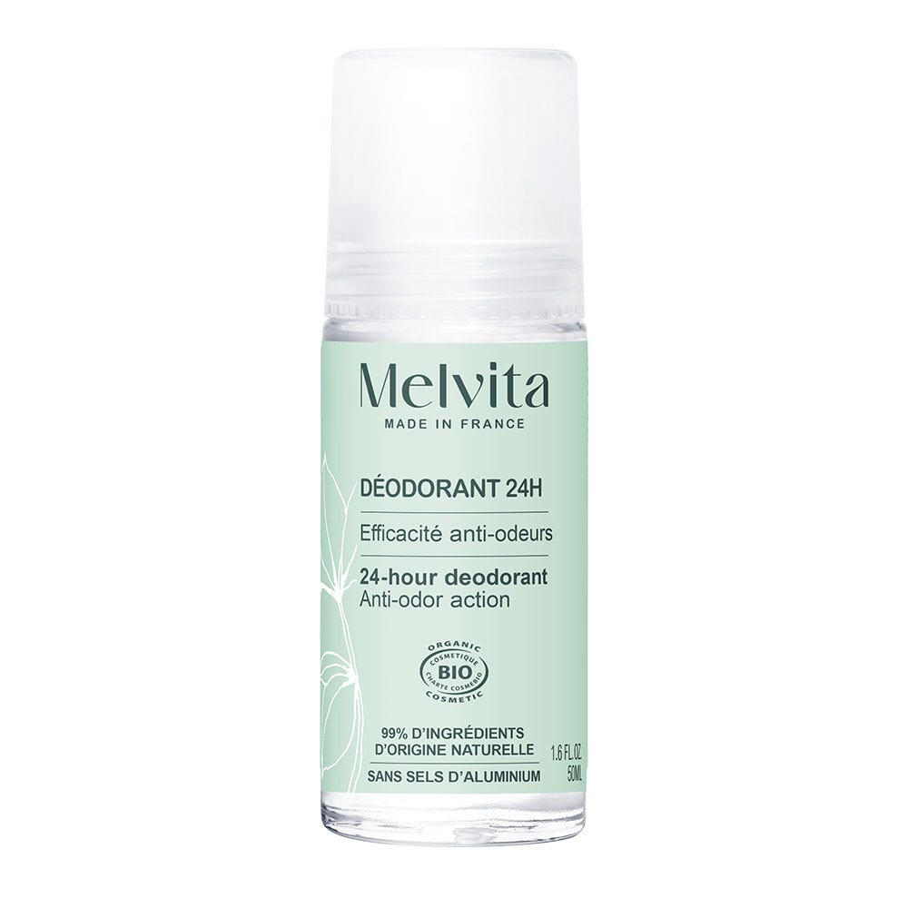 Melvita Deodorant Efficacite 24h Bioes 50ml - Easypara