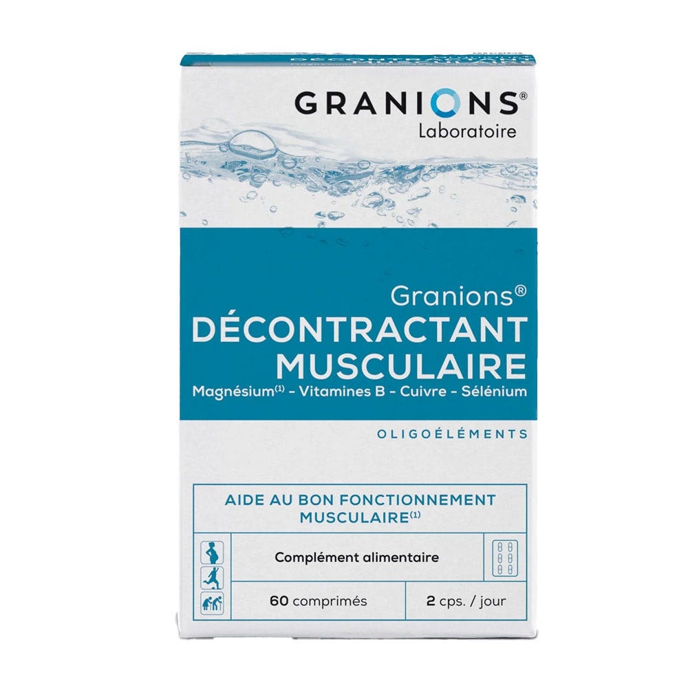 Granions Muscle Relaxant 60 Tablets - Easypara