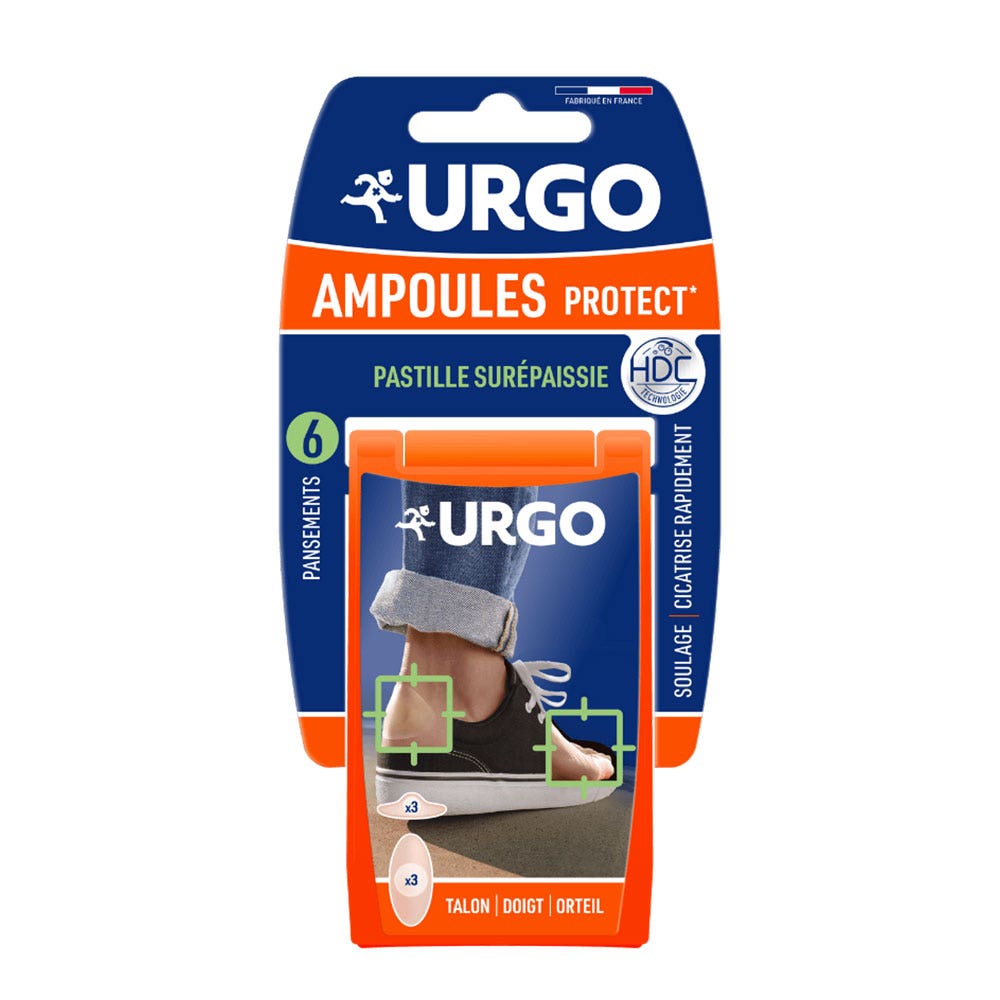 Urgo Blisters Assortment Heel And Thumb Strips x6 - Easypara