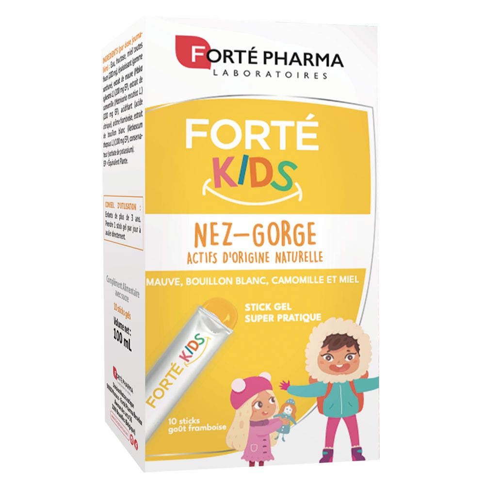 Forté Pharma Forté Kids Nose and Throat 10 sticks - Easypara
