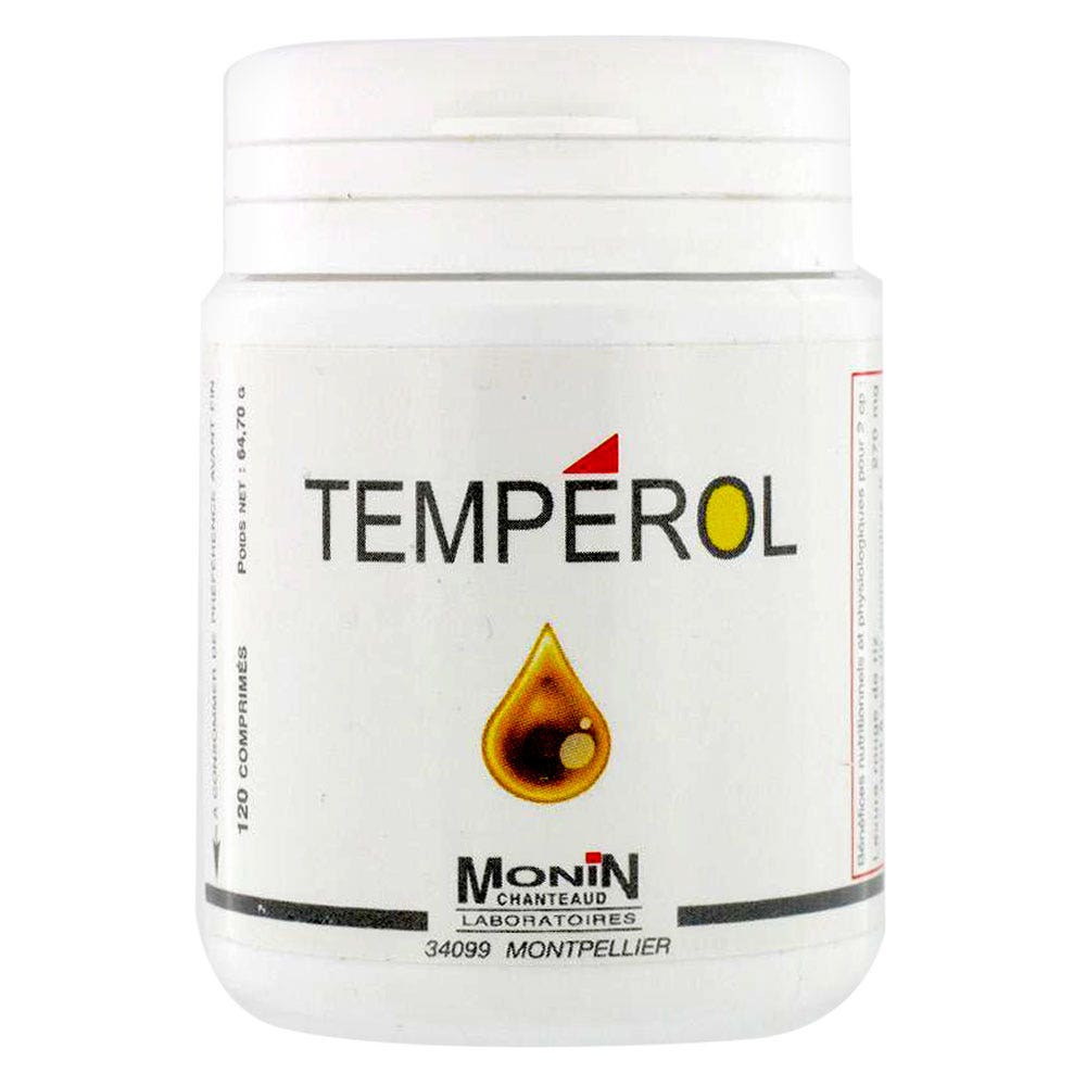 Monin Chanteaud Temperol 120 tablets - Easypara