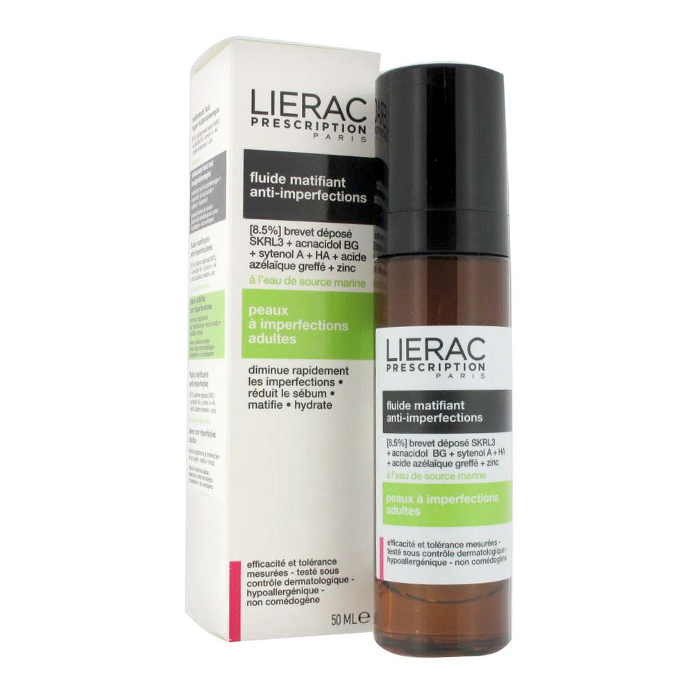 Lierac Prescription Anti Imperfection Mattifying Fluid 50ml - Easypara