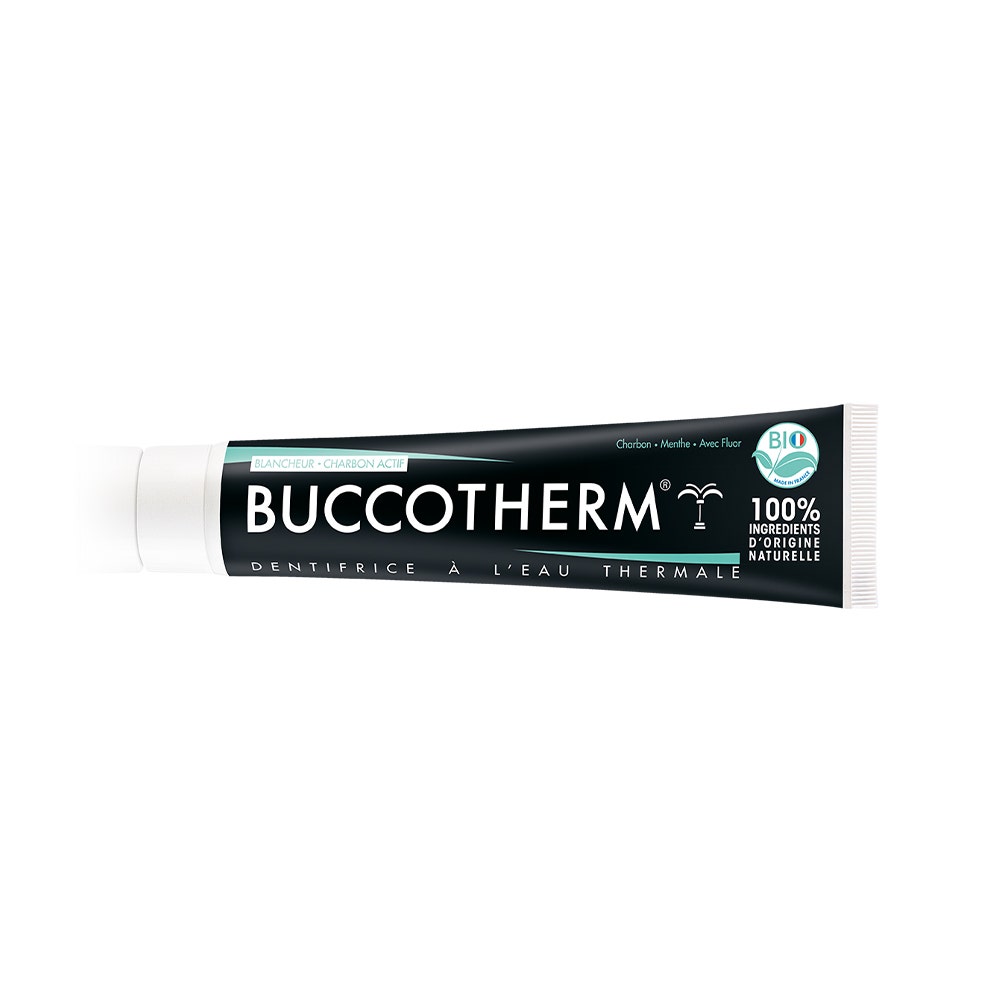 Buccotherm Whitening Toothpaste with Thermal Water and Active Charcoal ...