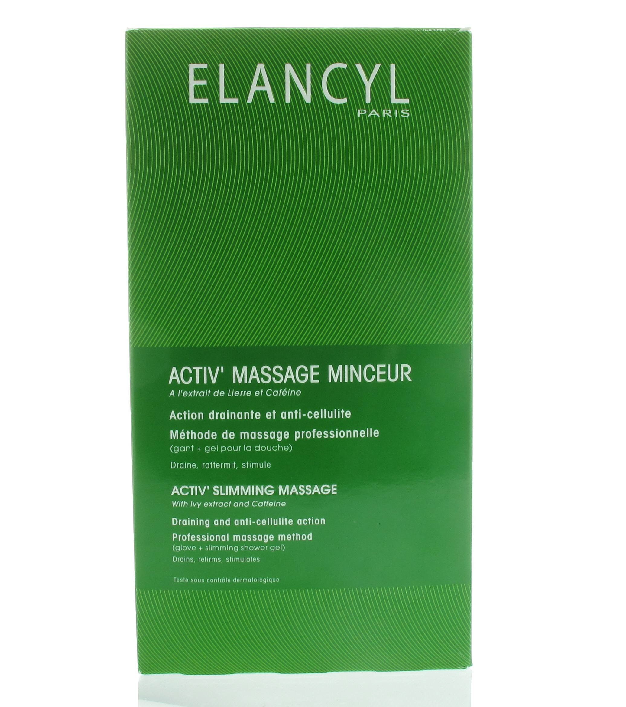 Elancyl Pack Activ Massage Slimming Glove + Shower Gel 200ml - Easypara